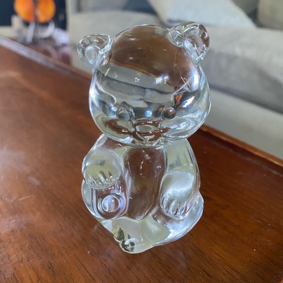 Fenton | Art | Fenton Crystal Art Glass Teddy Bear Figurine Paperweight ...